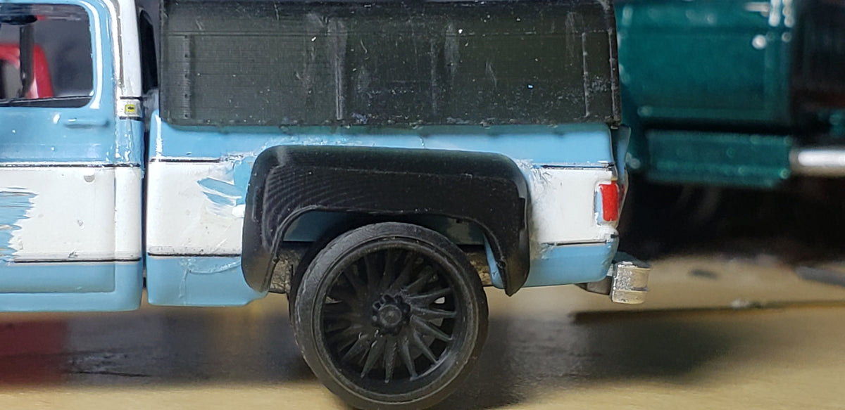 Squarebody Dually Fender Set – PCL resin models